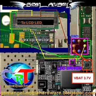 Nokia 6700s Display Backlight Led Solution