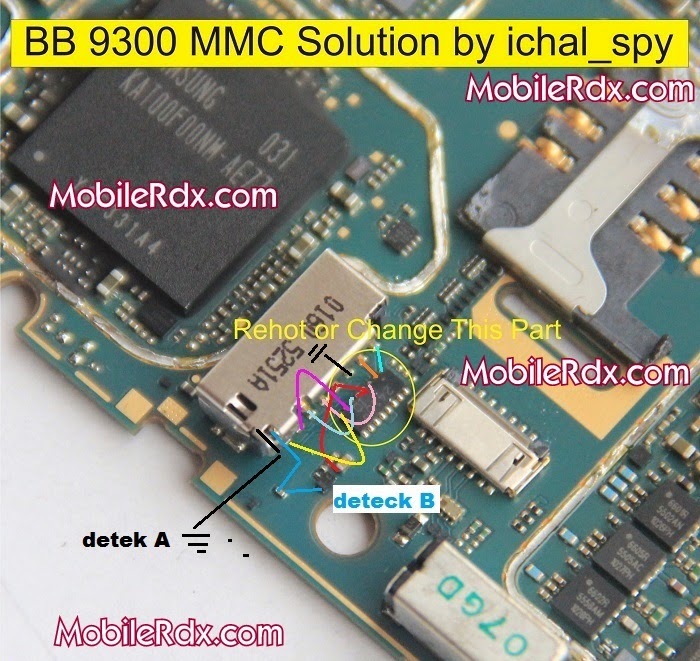 BlackBerry Curve 9300 Mmc Solution Jumper
