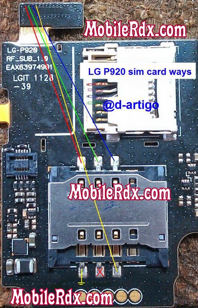 Lg P920 Insert Sim Card Solution with Jumper Ways