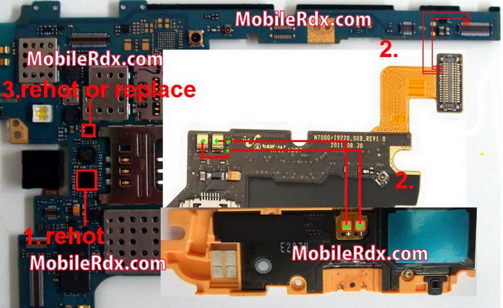 Repair Samsung Note N7000 Ringer Speaker Not Working Problem Repair Samsung Note N7000 Ringer Speaker Not Working Problem