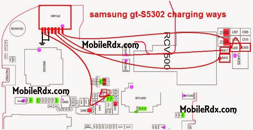 Samsung GT-S5302 Charging Solution Ways Usb Jumper