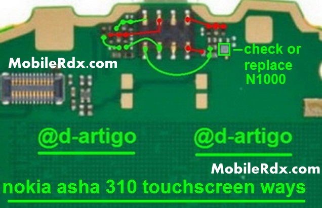 Nokia Asha 310 Touch Not Working Touchscreen Jumper Solution