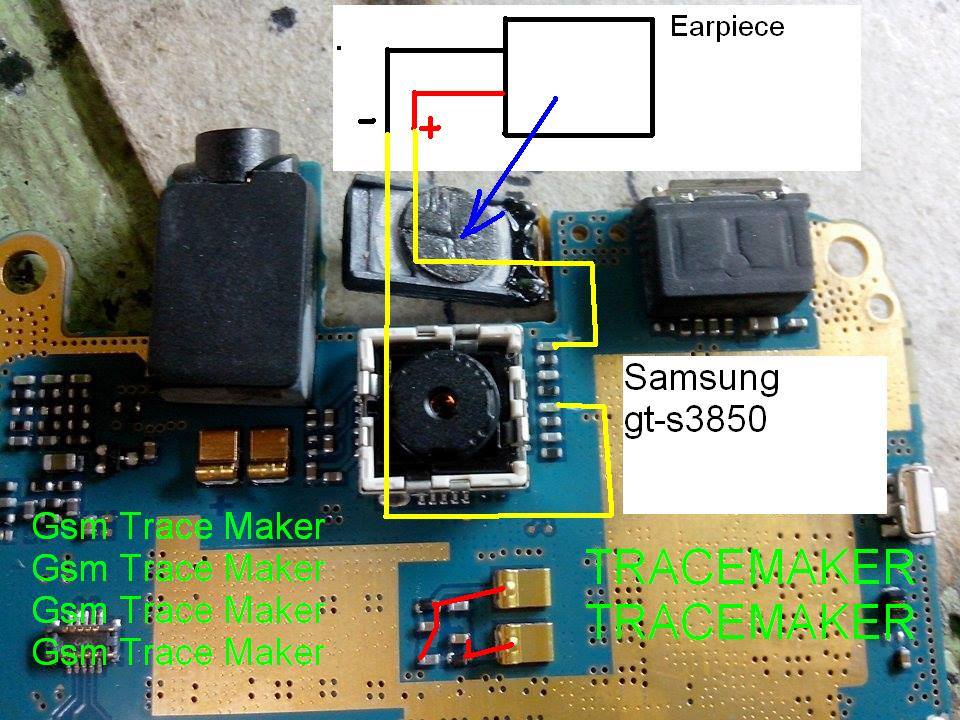 Samsung GT-S3850 Earpiece Problem Speaker Ways