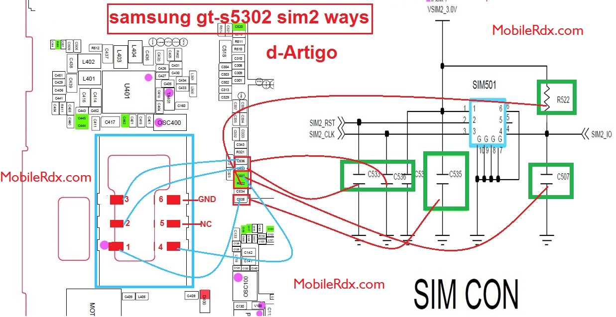 Samsung GT-S5302 Sim Card Problem Ways Solution Jumper