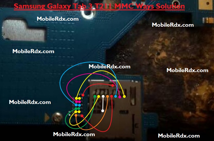 Samsung SM-T211 MMC Problem Ways Solution Jumper