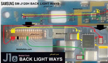 Samsung SM-J120H Display Light Ways Lcd Jumper Solution