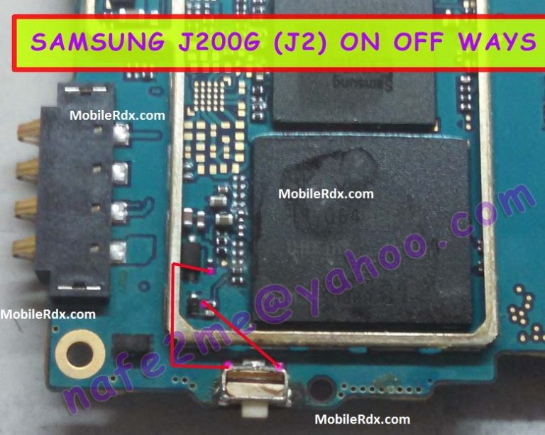 Samsung Galaxy J2 J200G Power On Off Button Ways Solution Jumper