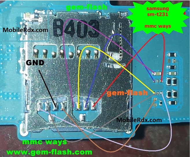 Samsung SM-T231 MMC Problem Solution Memory Card Ways