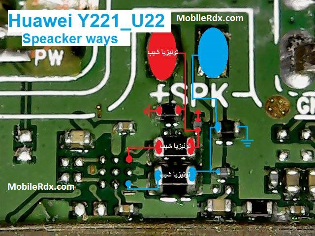 Huawei Ascend Y221 Speaker Problem Jumper Solution