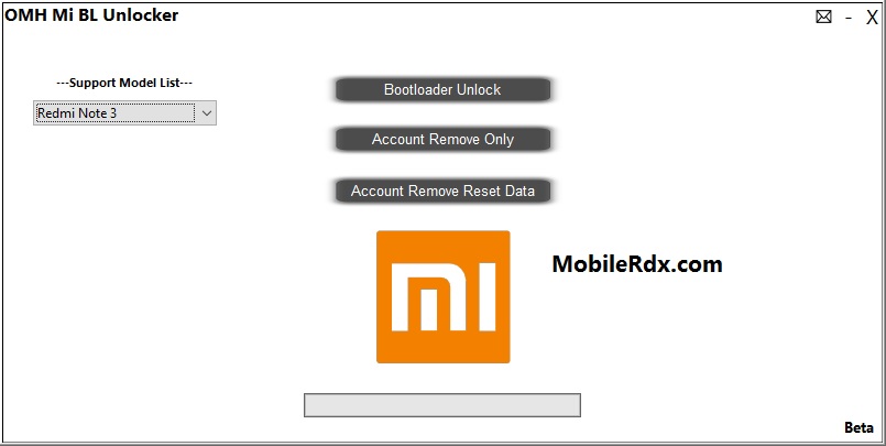 Download Xiaomi MI Bootloader Unlocker / Mi Account Unlocker