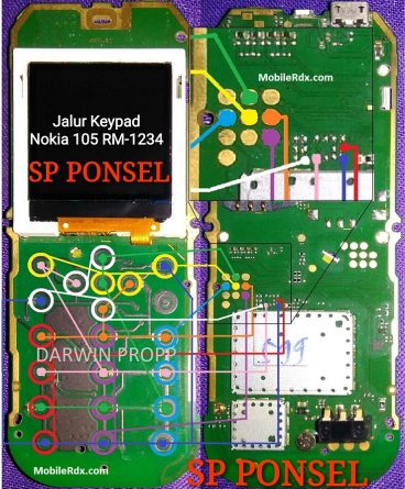 Nokia 105 RM-1134 Full Keypad Ways Solution Jumper