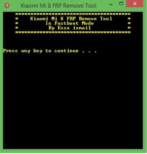 Xiaomi Mi 8 FRP Remove Tool Download - Mobile Repairing Institute IMET ...
