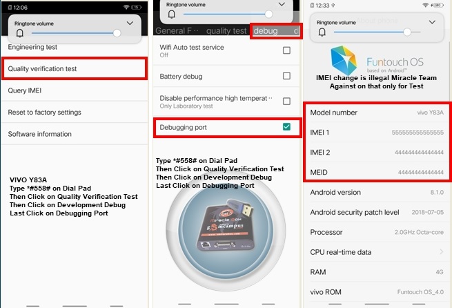 Repair VIVO Y83 & Y83A IMEI Using Miracle Vivo Tool Repair VIVO Y83 & Y83A IMEI Using Miracle Vivo Tool