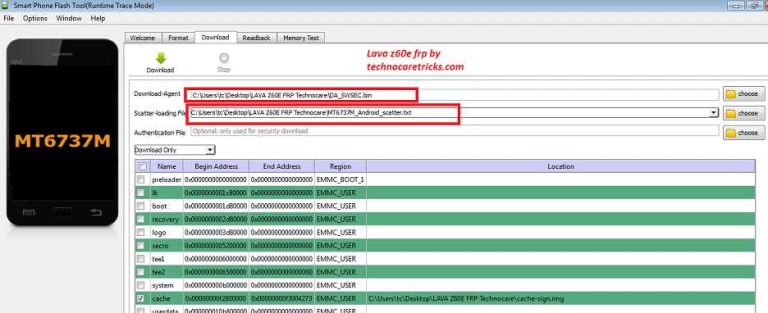 Remove Lava Z60E FRP Without Box [Lava Z60E FRP Bypass Tool & Files]