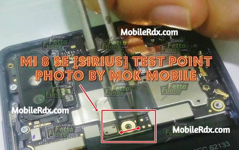 Xiaomi Mi 8 SE Test Point For Flashing - Mi 8 SE EDL (9008) Mode