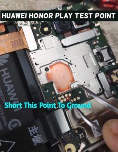 Huawei Honor Play Test Point - Remove FRP Lock Using MRT Key