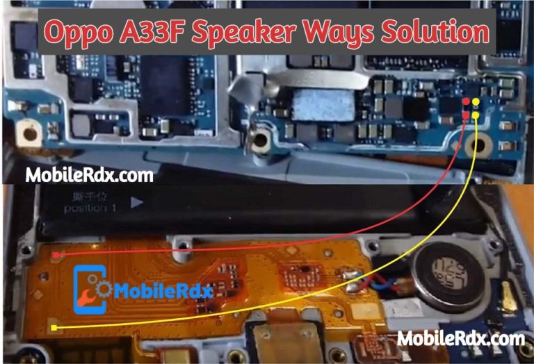 Oppo A33F Speaker Ways Solution | Oppo A33F Ringer Jumper