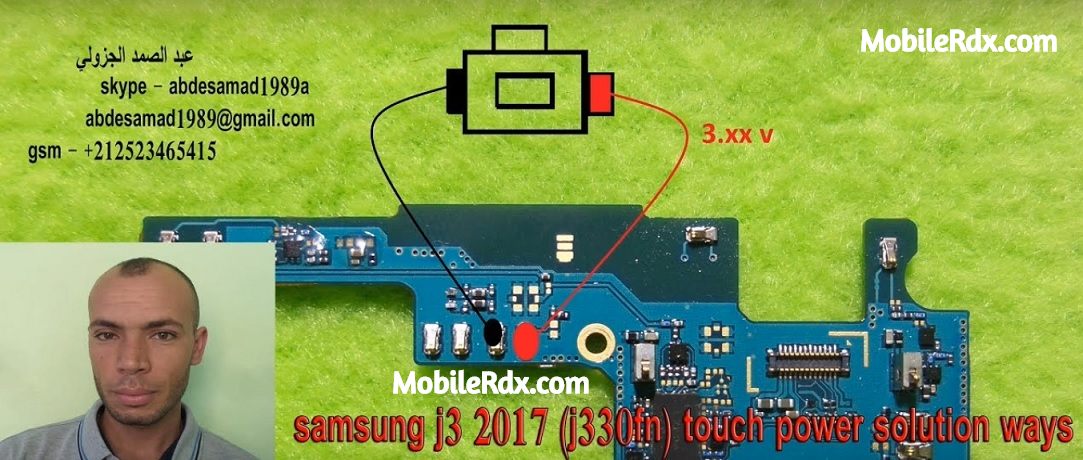 Samsung Galaxy J3 Pro J330F Power Button Ways On-Off Key Jumper