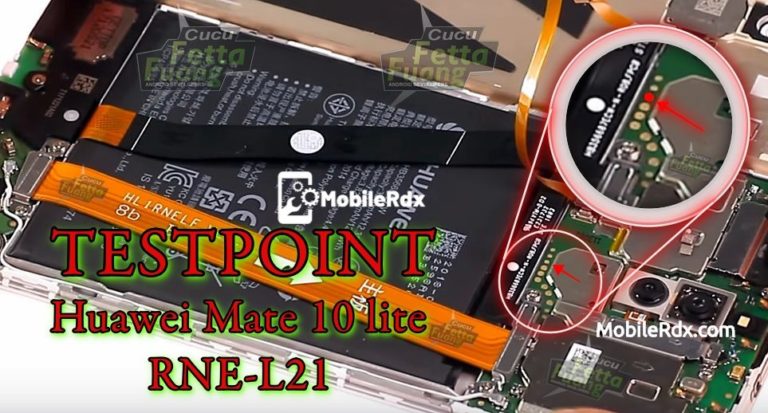 Huawei Mate 10 Lite Test Point For Remove Pattern, FRP And Flashing