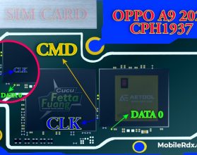 Oppo F7 CPH1819 ISP Pinout to Remove Pattern Lock and FRP