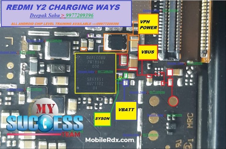 Redmi Y2 Charging Problem Repair Solution - Charging Ways Jumper