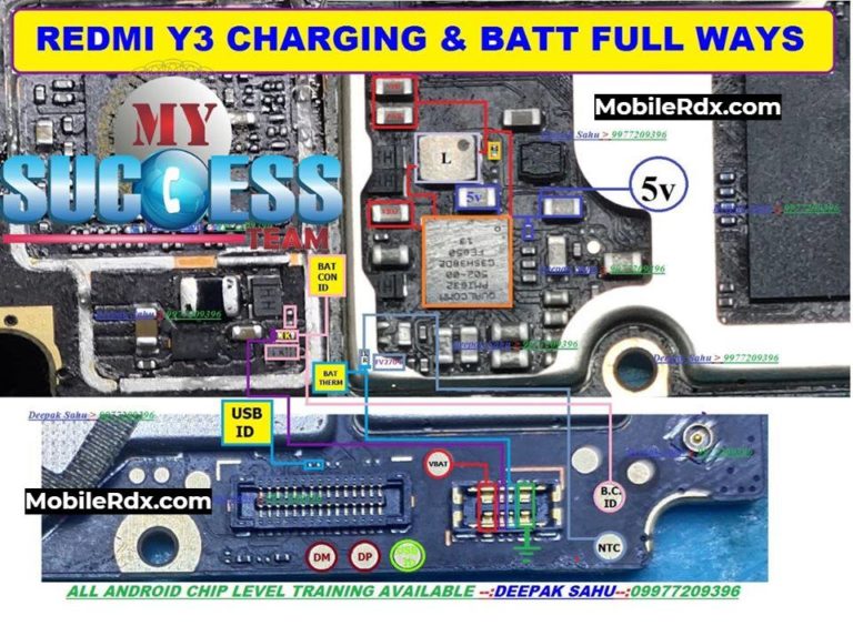 Redmi Y3 Charging Ways Solution - Repair Not Charging Problem
