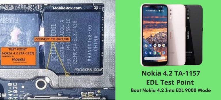 Nokia 4.2 TA-1157 EDL Test Point – Boot Nokia 4.2 Into EDL 9008 Mode