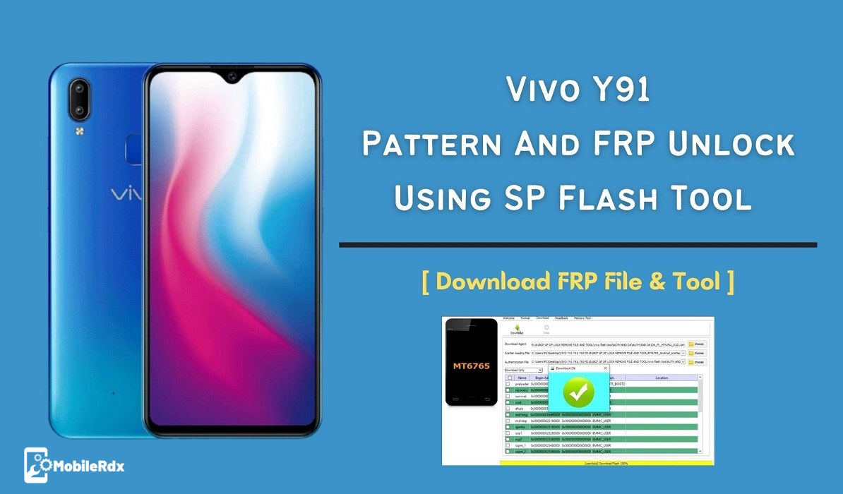 Vivo Y81 Frp Unlock Using Sp Flash Tool Vivo Y81 Frp Tool File