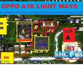 Oppo A15 Backlight Ways | Repair Display Light Problem