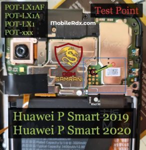 Huawei P Smart 2020 Test Point For Remove User Lock, FRP And Flashing
