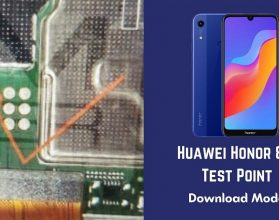 Huawei Y9a FRL-L22 Test Point For Remove User Lock, FRP And Flashing