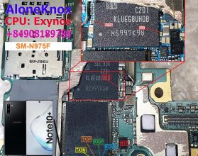 Samsung Galaxy A10s A107F ISP Pinout EMMC Ways