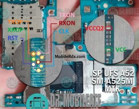 Oppo A52 UFS ISP PinOUT | Test Point | EDL Mode 9008
