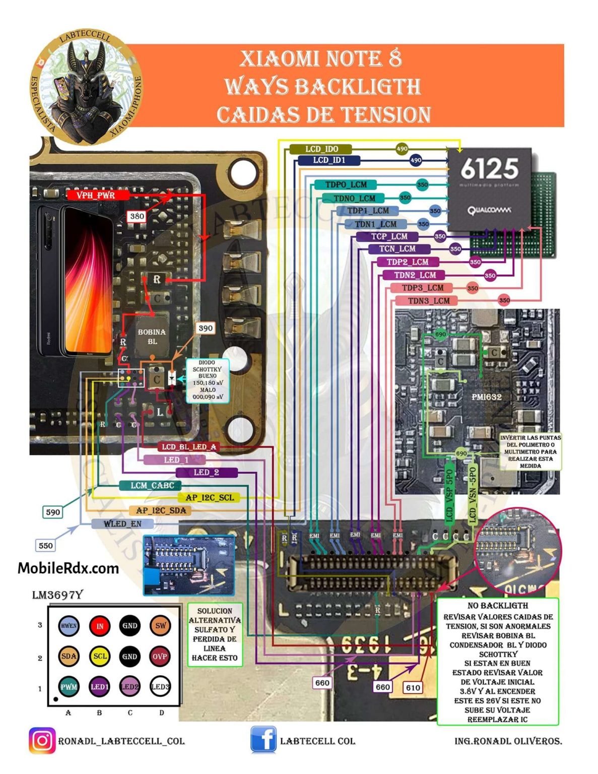 Repair Redmi Note 8 Backlight Ways and Display Light Problems
