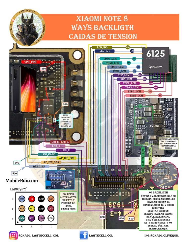 Repair Redmi Note 8 Backlight Ways and Display Light Problems