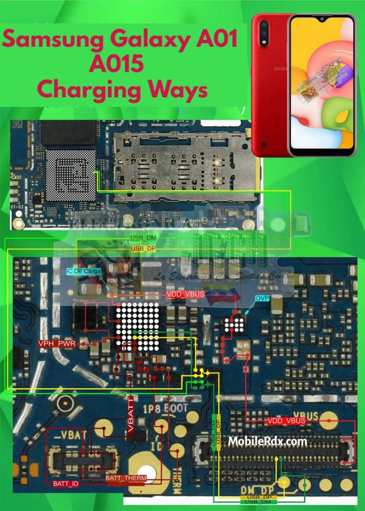 Repair Samsung A01 A015 Not Charging Problems | Charging Ways