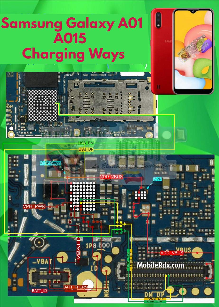 Repair Samsung A01 A015 Not Charging Problems | Charging Ways