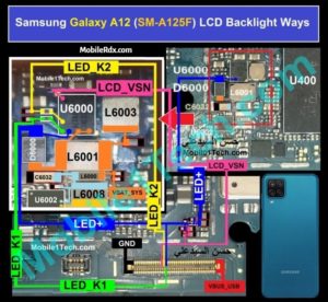 Samsung Galaxy A12 A125F Backlight Ways | Display Light Problem Solution