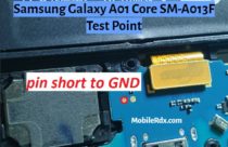 Samsung Galaxy A03s SM-A037F Test Point / ISP EMMC PinOUT