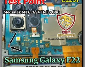 Samsung Galaxy A03s SM-A037F Test Point / ISP EMMC PinOUT
