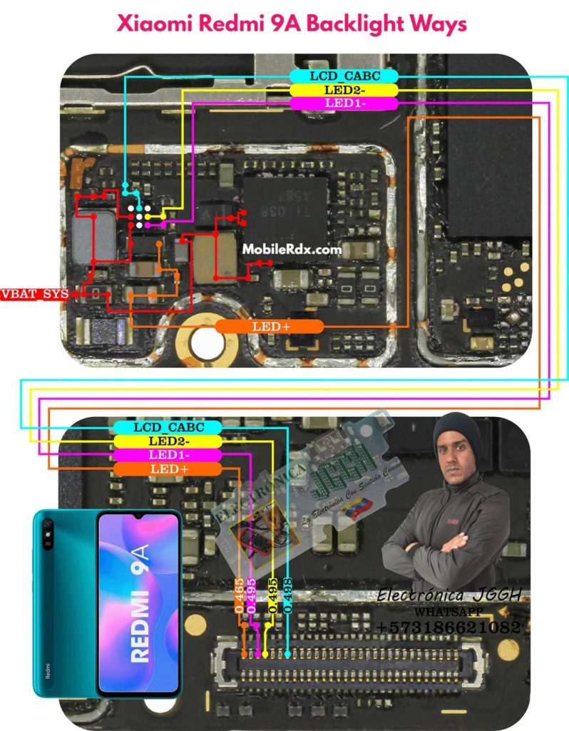 Xiaomi Redmi 9A Display Light Ways - Repair Backlight Problem