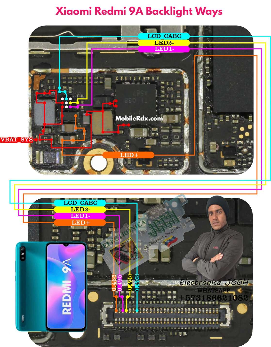 Xiaomi Redmi 9A Display Light Ways - Repair Backlight Problem Xiaomi Redmi 9A Display Light Ways - Repair Backlight Problem
