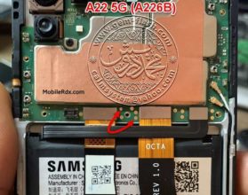 Samsung Galaxy A52s A528B 5G UFS ISP Pinout | Test Point