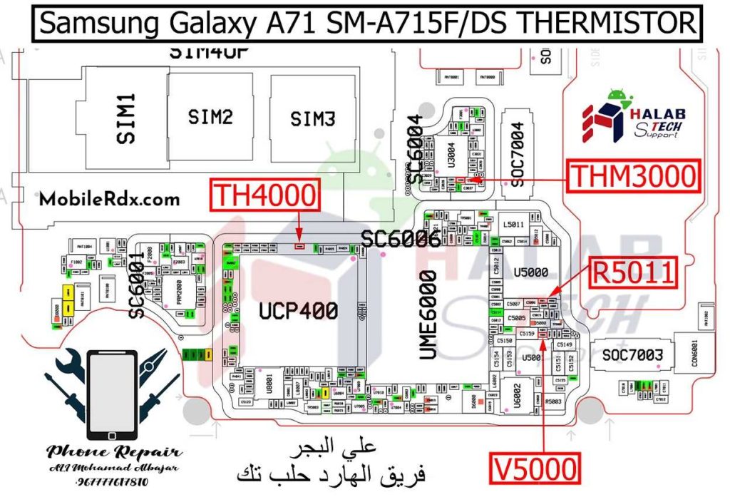 Samsung Galaxy A71 A715F Charging Paused Solution | Battery Temperature ...