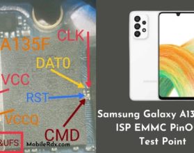 Realme 1 Latest ISP (EMMC) Pinout For Remove User Lock And FRP
