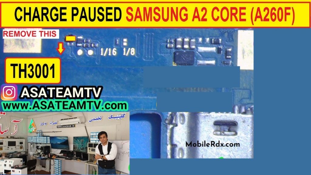 Repair Samsung Galaxy A2 Core A260F Charging Paused Problem