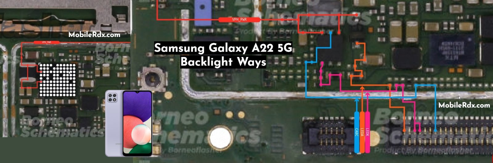 Samsung Galaxy A22 5G Backlight Ways Problem | Display Light Solution Samsung Galaxy A22 5G Backlight Ways Problem | Display Light Solution