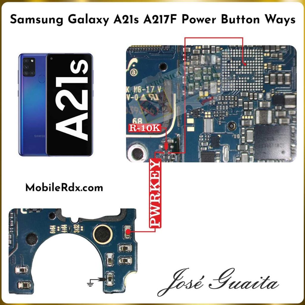 Samsung Galaxy A21s A217F Power Key Ways | Volume Button Jumper