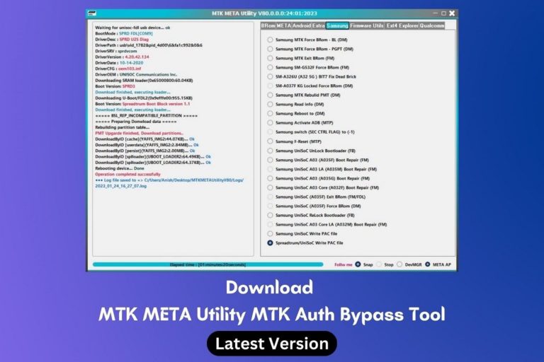Download Android Utility V105 | MTK META Utility [Latest Version]