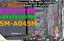 Samsung Galaxy A04e A042F/M ISP EMMC PinOUT | Test Point